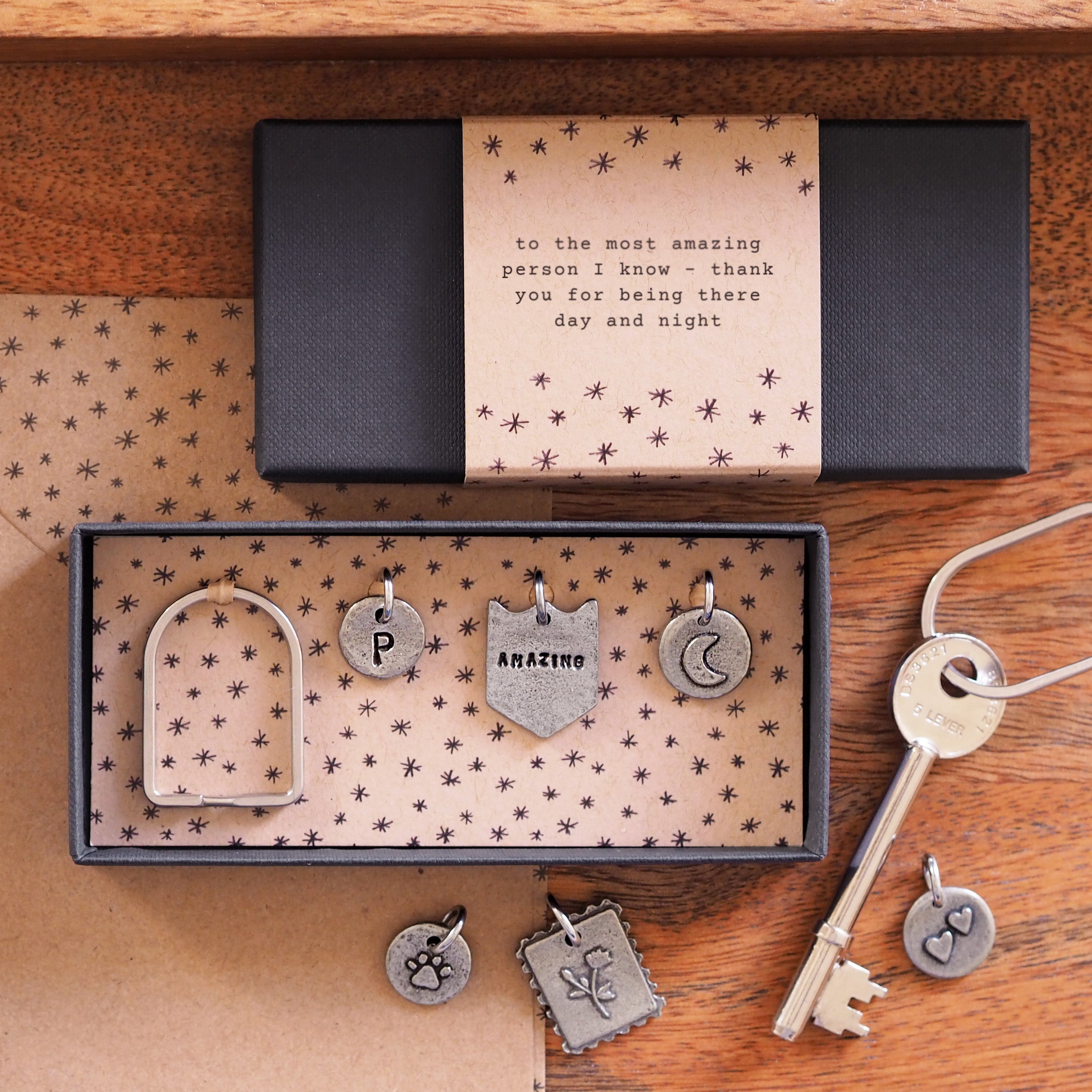 Design Your Own Personalised Mini Charms Keyring – Kutuu